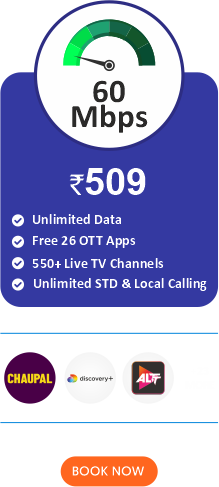 Unlimited Superfast FTTH Fiber Broadband | WiFi Data Plans